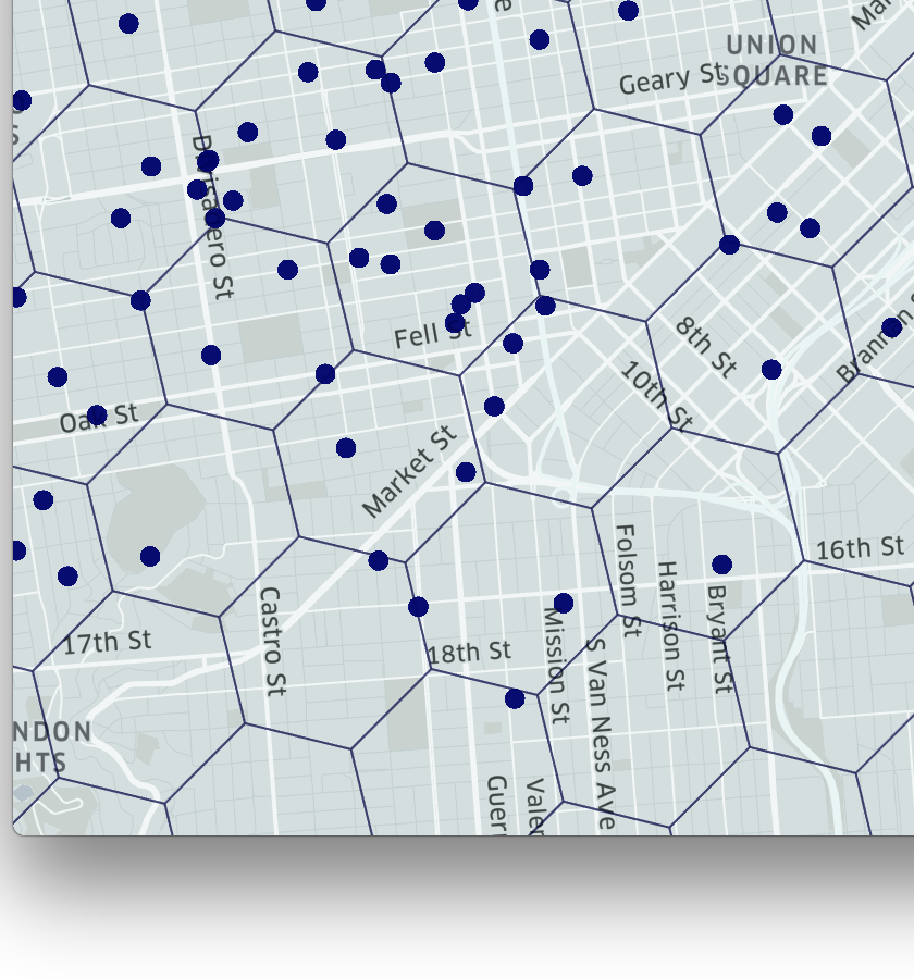 H3：优步的六边形层级空间索引 – 在青春迷失的咖啡馆